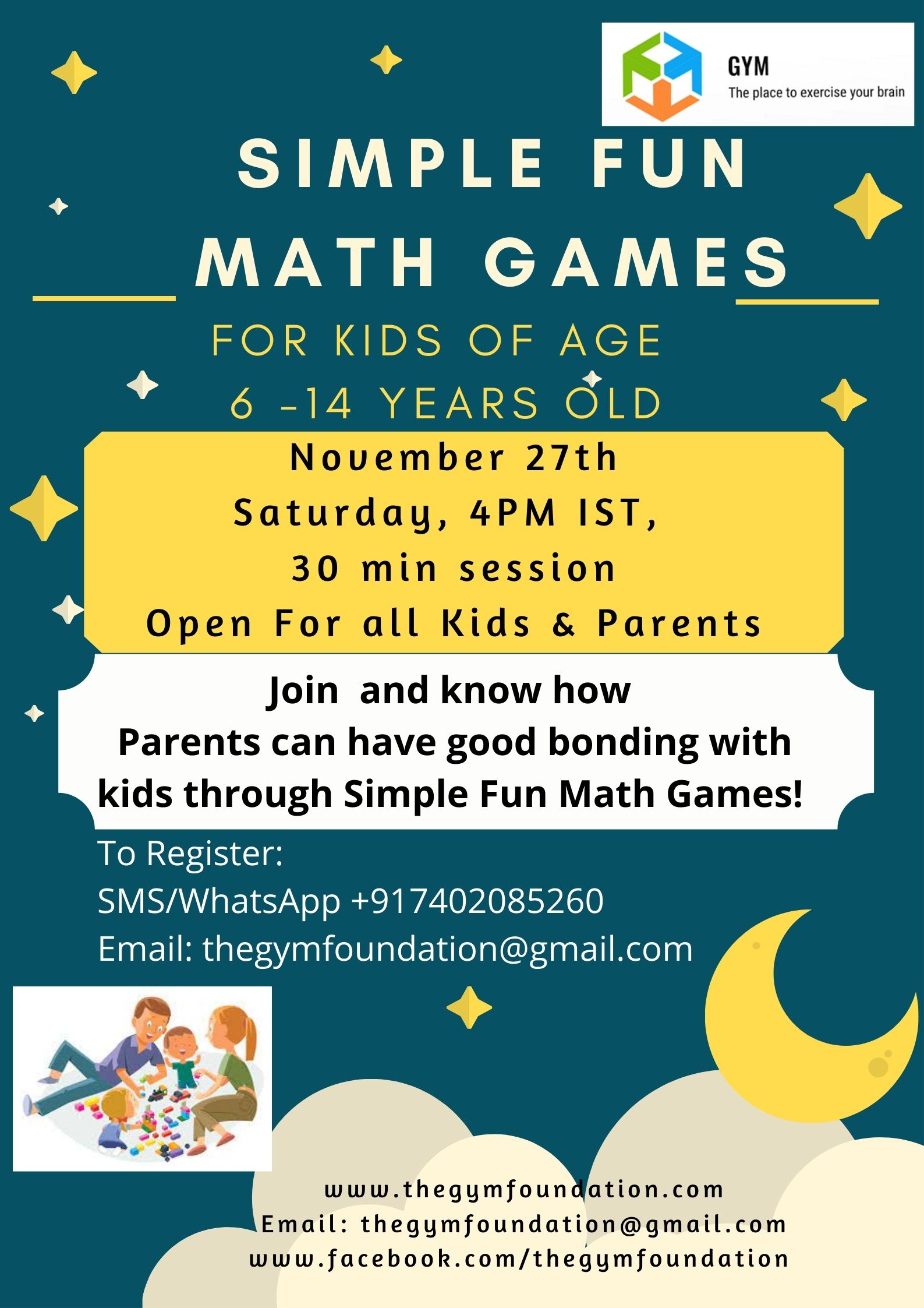 Math At Home Simple Fun Math Games GYM Growing Young Mathematicians Math At Home Simple Fun Math Games GYM Growing Young Mathematicians